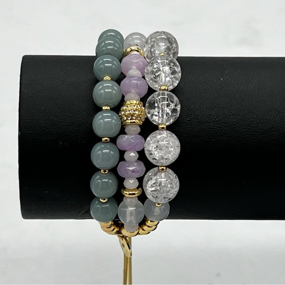 Talbots | Jewelry | Talbots Multi Colored Beads Goldtone Adjustable ...